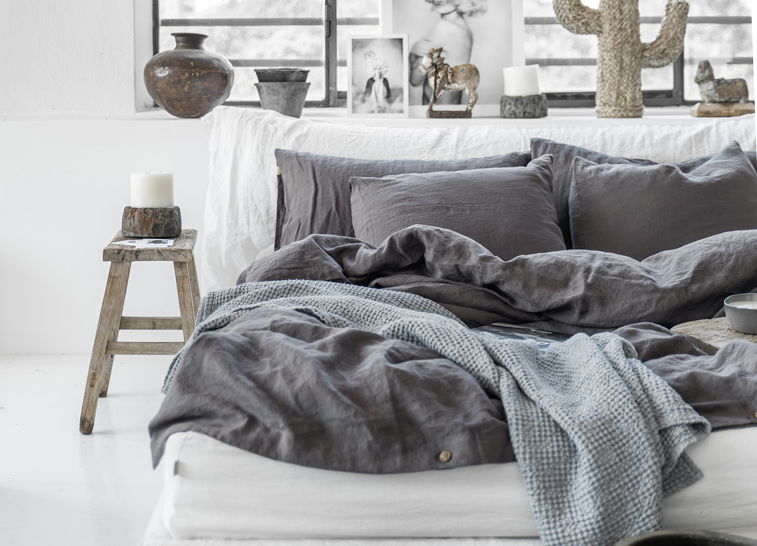 Op de wishlist: linnen beddengoed | HomeDeco.nl