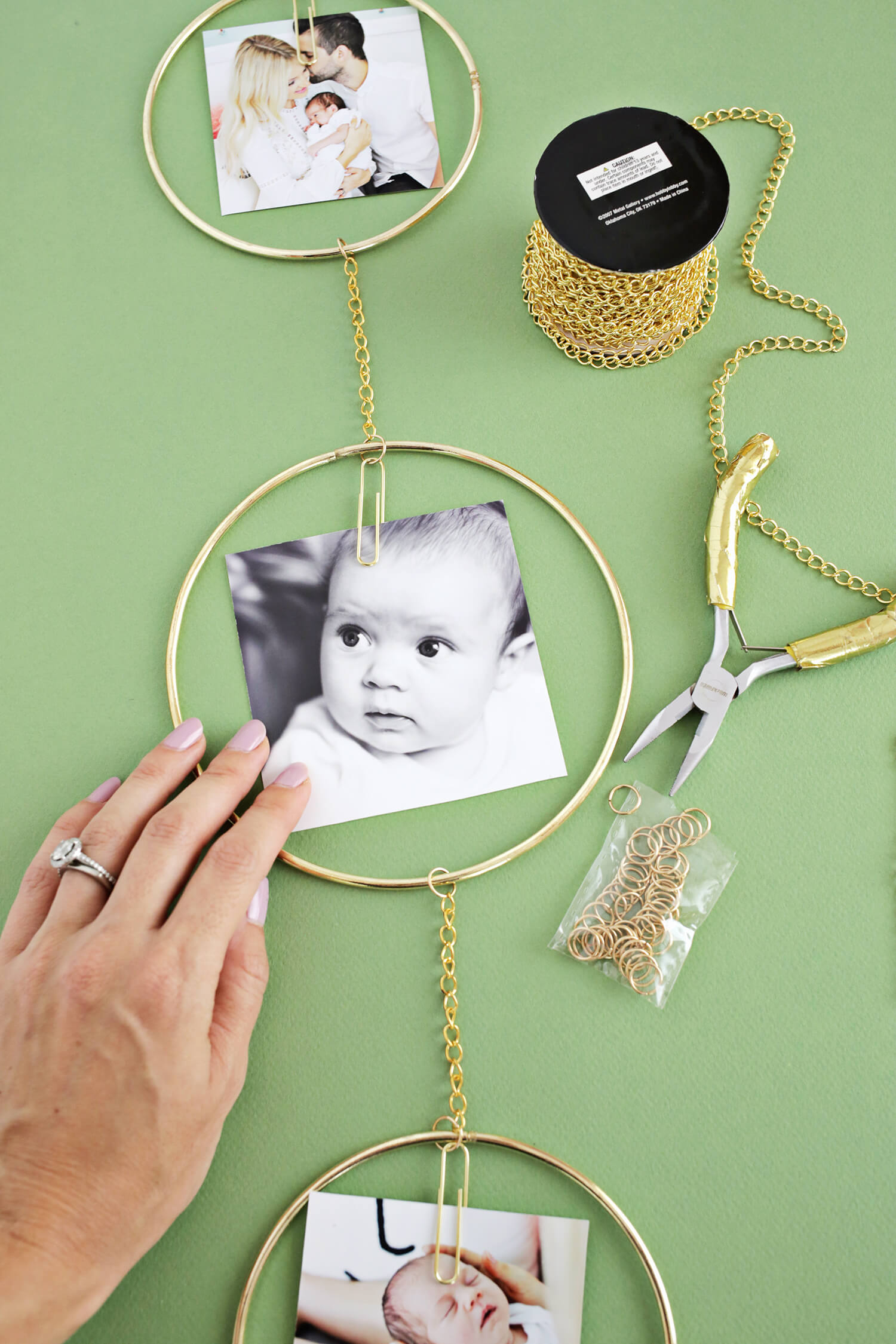 DIY: fotohanger met cirkels | HomeDeco.nl